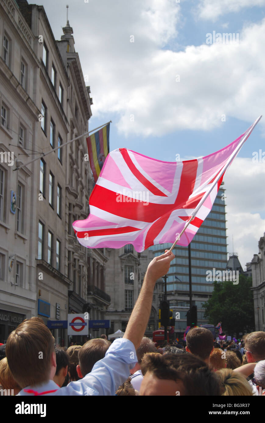 Pink Union Jack Wallpaper