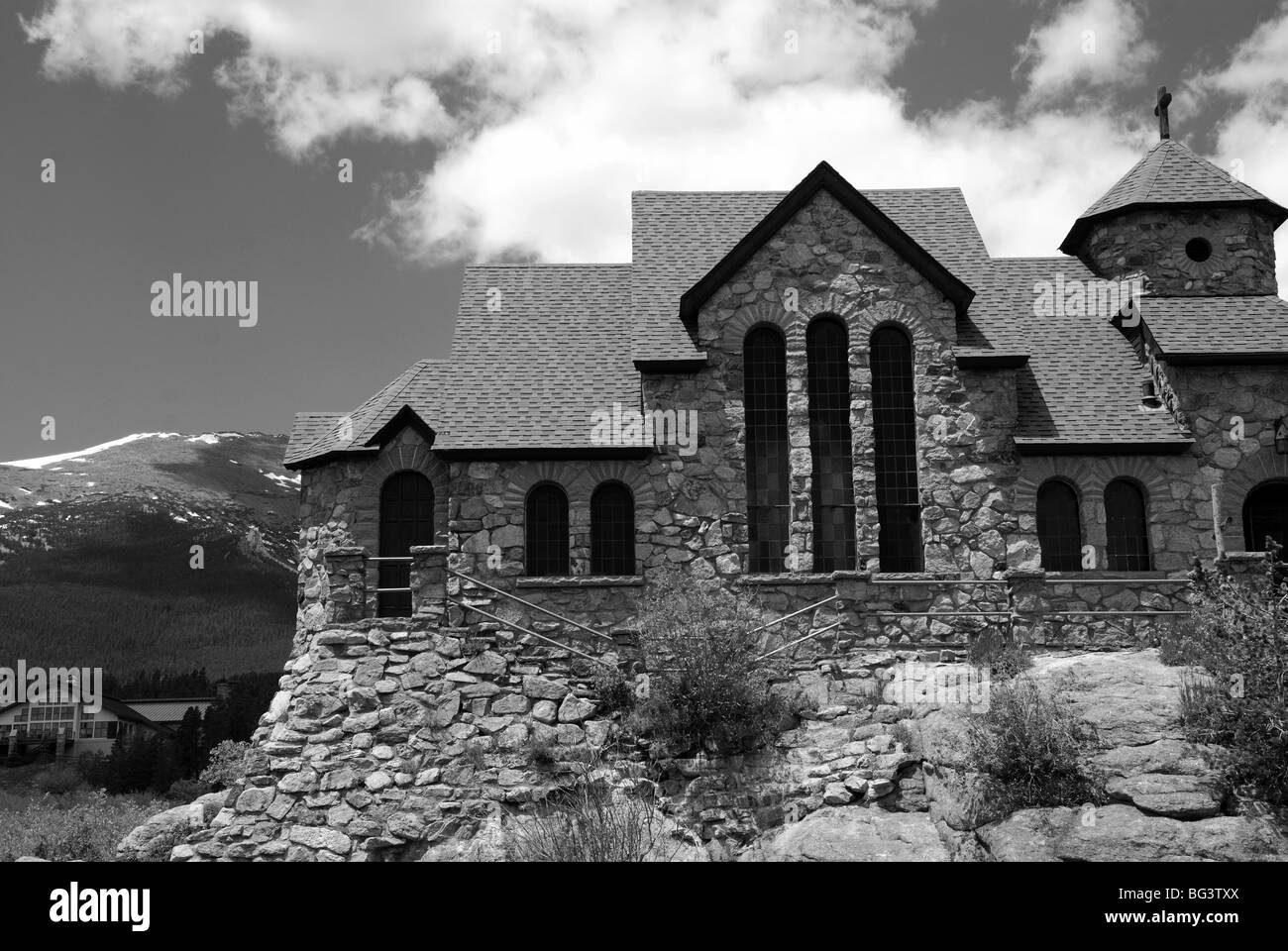 Church on the rock Stock Photo - Alamy