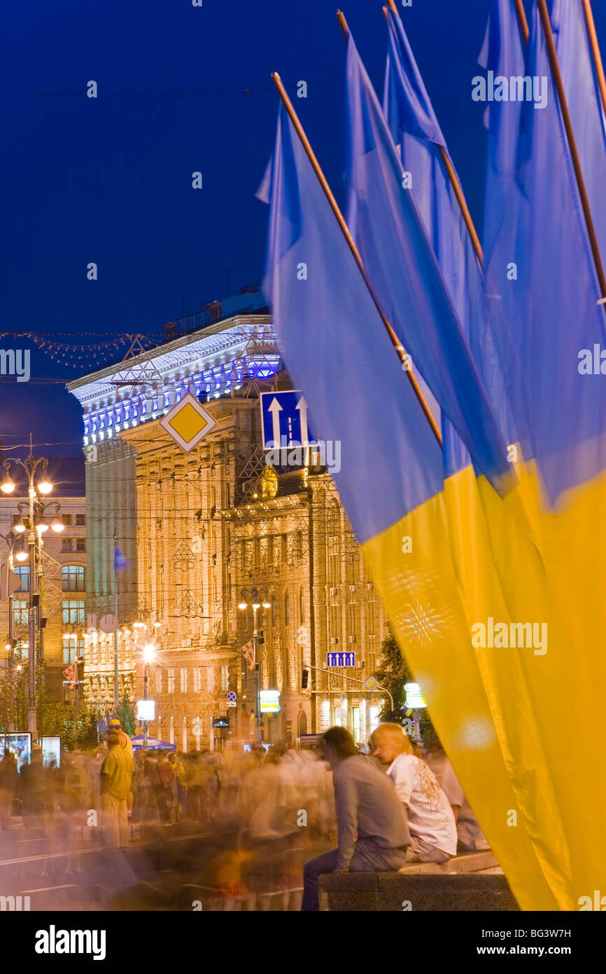 Independence Day, Maidan Nezalezhnosti (Independence Square), Kiev ...