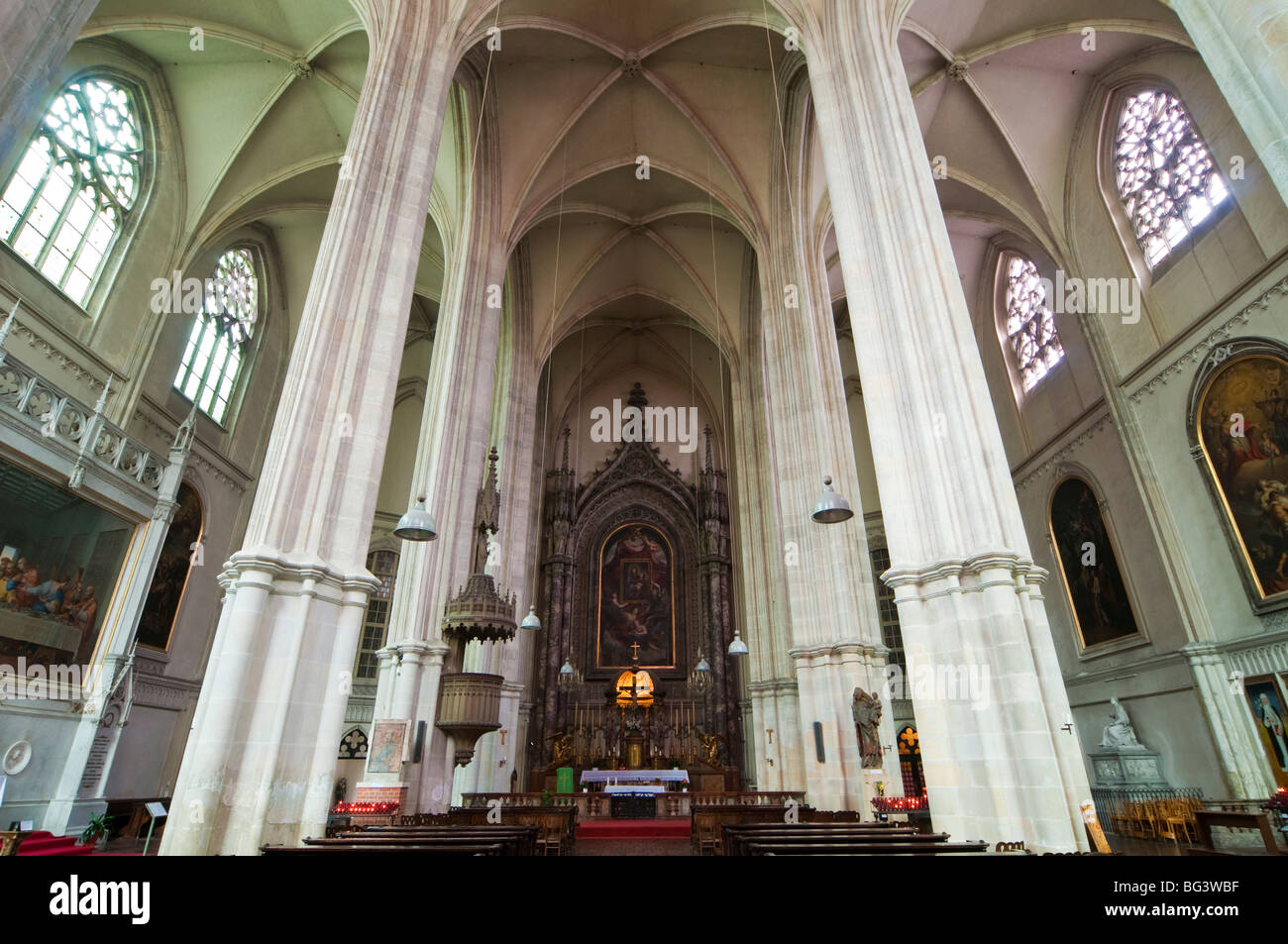 Wien vienna church minoritenkirche austria hi-res stock photography and ...
