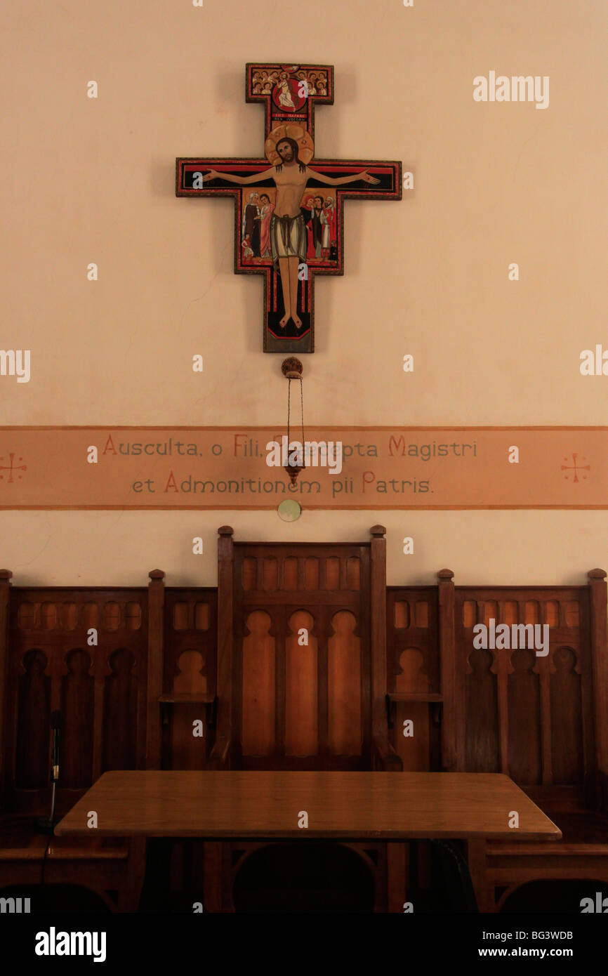 Israel, Shephelah, the Trappist Monastery in Latrun Stock Photo - Alamy