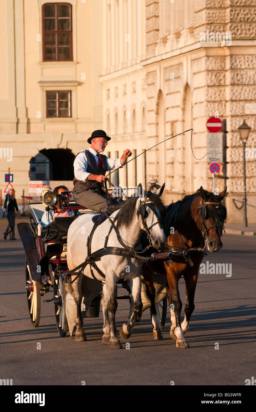 Vienna fiaker in front of the hofburg hi-res stock photography and ...