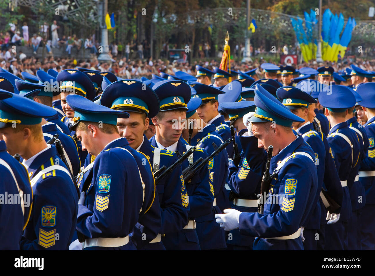 Annual Independence Day parade along Khreshchatyk Street and Maidan ...