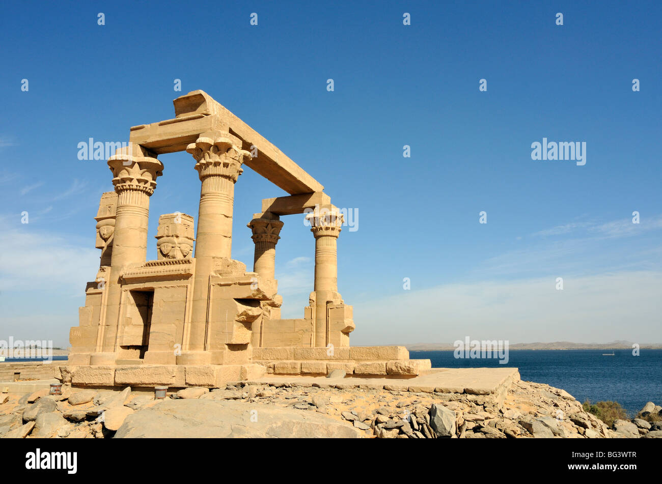 Kiosk of Qertassi (Kertassi) by Ancient Nubian Temple of Kalabsha ...