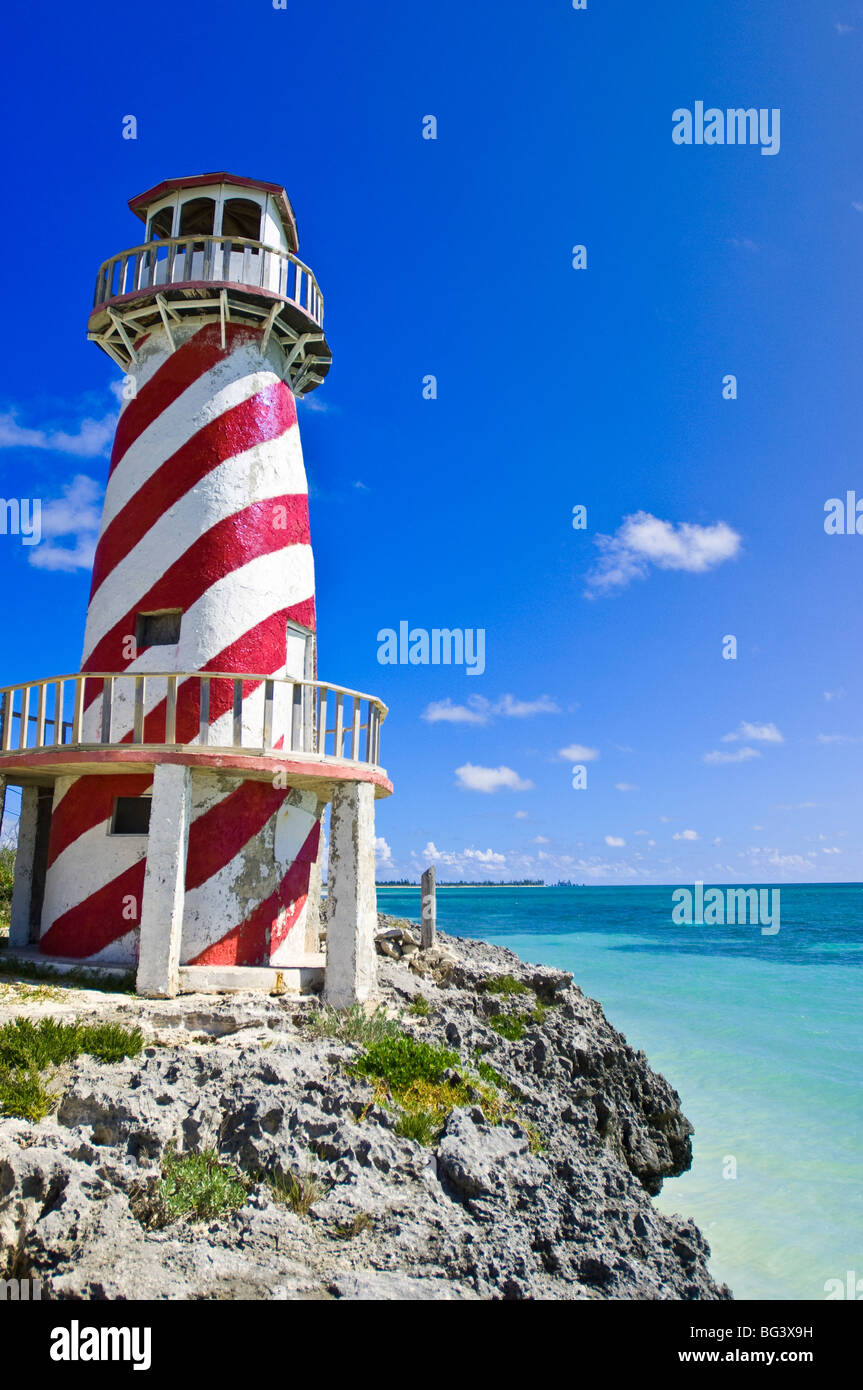 High Rock lighthouse at High Rock, Grand Bahama, The Bahamas, West ...
