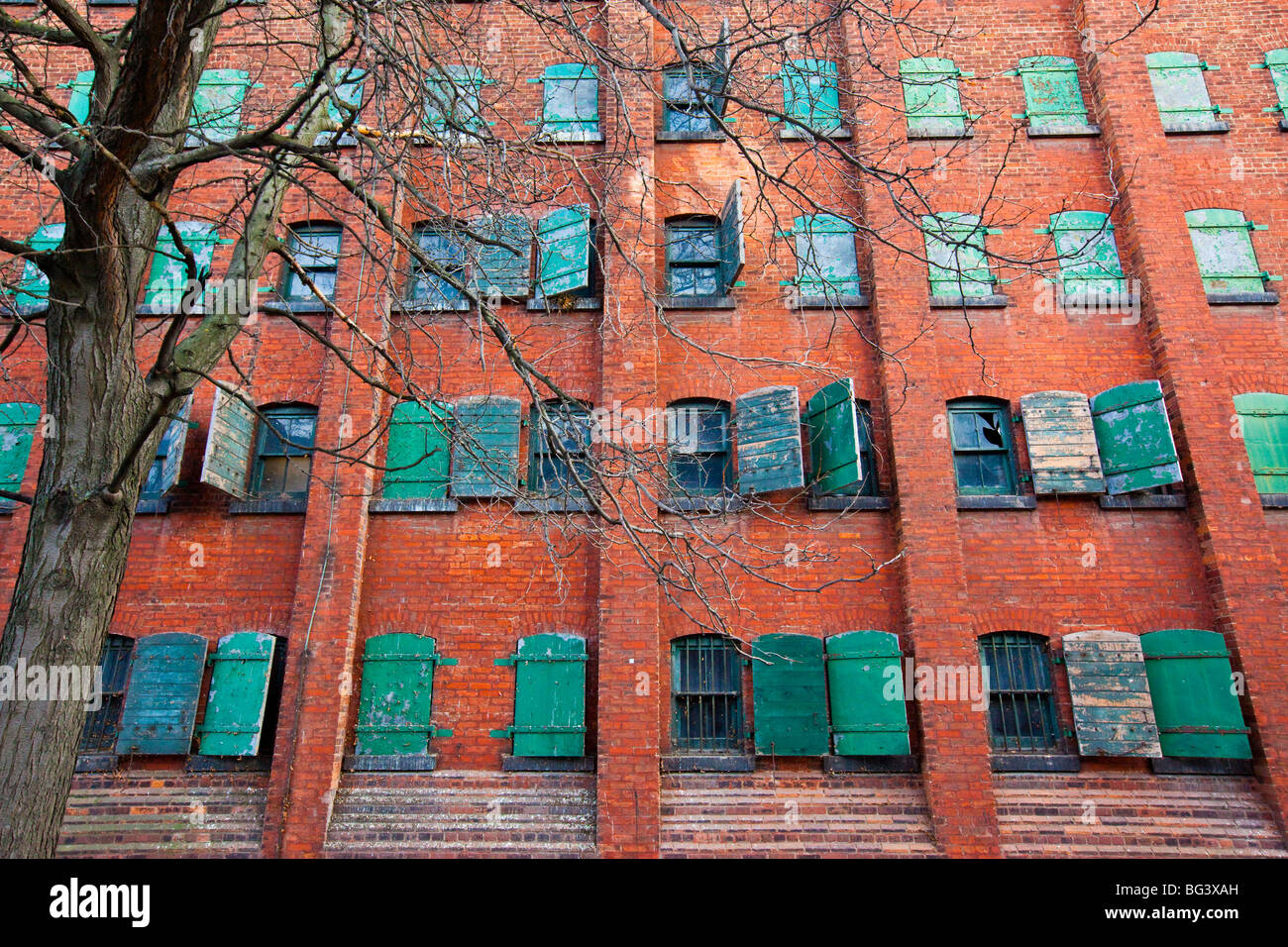 Victorian Factory Building at Gooderham and Worts Distillery District ...