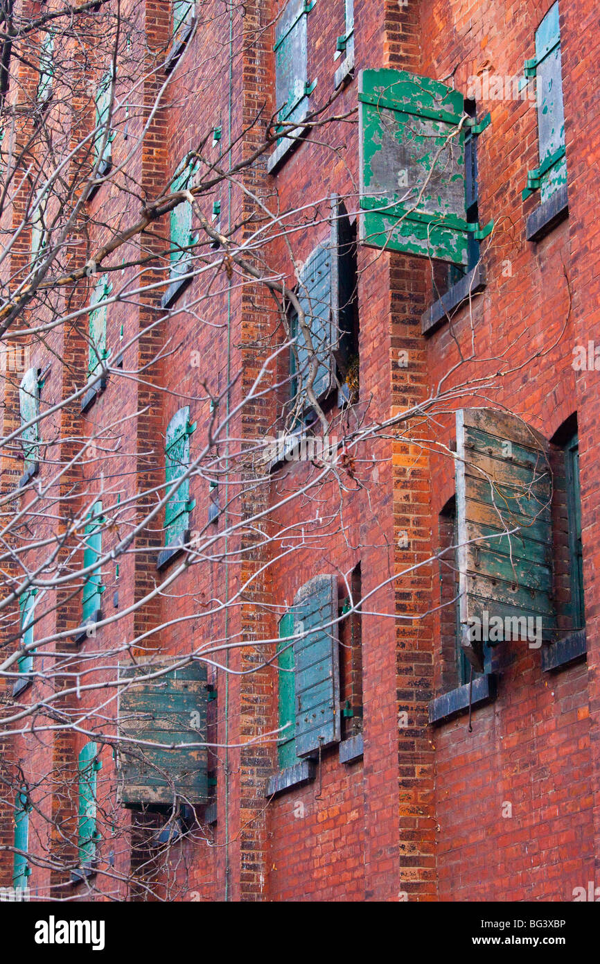 Victorian Factory Building at Gooderham and Worts Distillery District ...