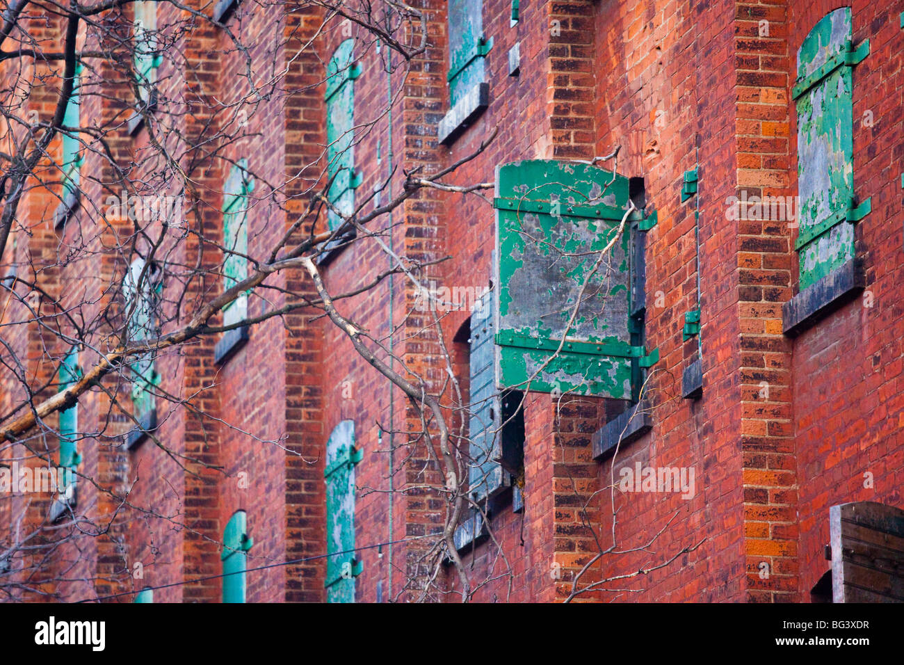 Victorian Factory Building at Gooderham and Worts Distillery District ...