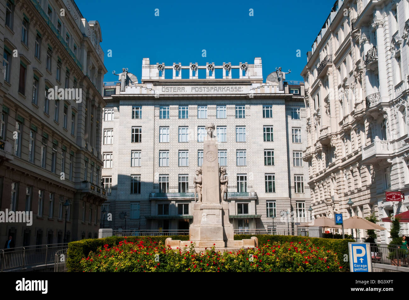Postsparkasse von Otto Wagner, Jugendstil, Wien, Österreich ...