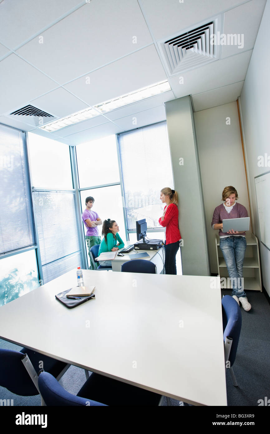 University students using computers Stock Photo - Alamy
