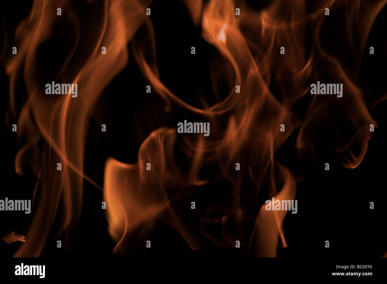 An abstract composition of fire on black Stock Photo - Alamy