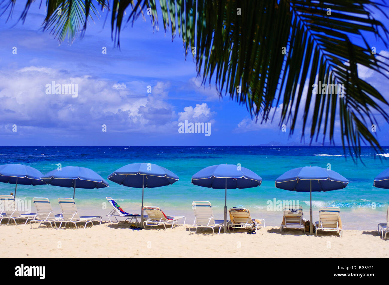 Dawn beach st martin caribbean hi-res stock photography and images - Alamy