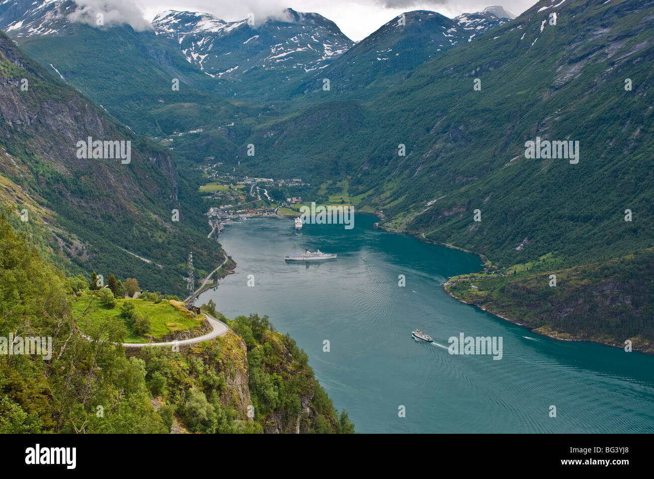 Geiranger Fjord, UNESCO World Heritage Site, Norway, Scandinavia ...