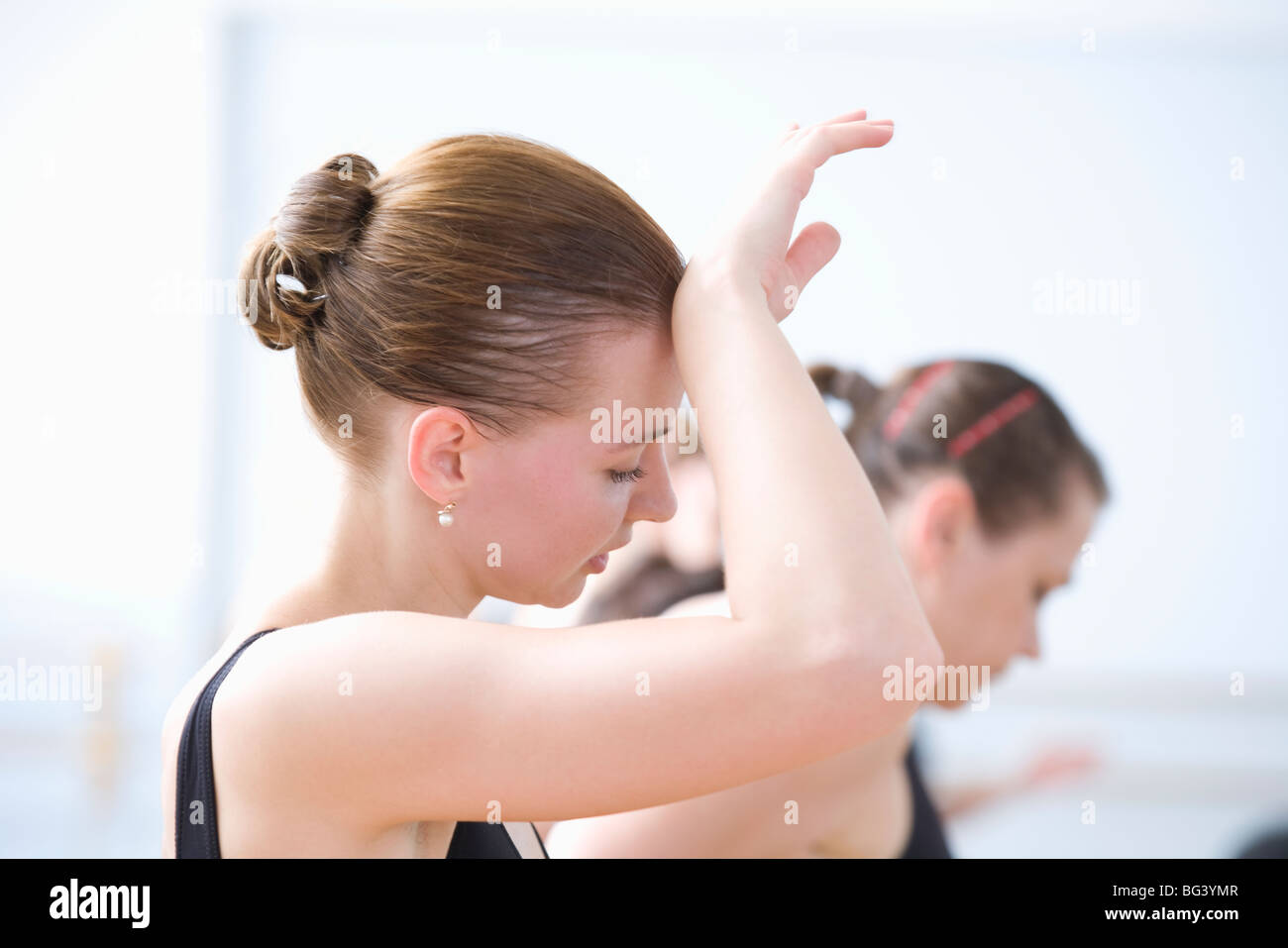 Young women exhausted from ballet rehearsal Stock Photo - Alamy