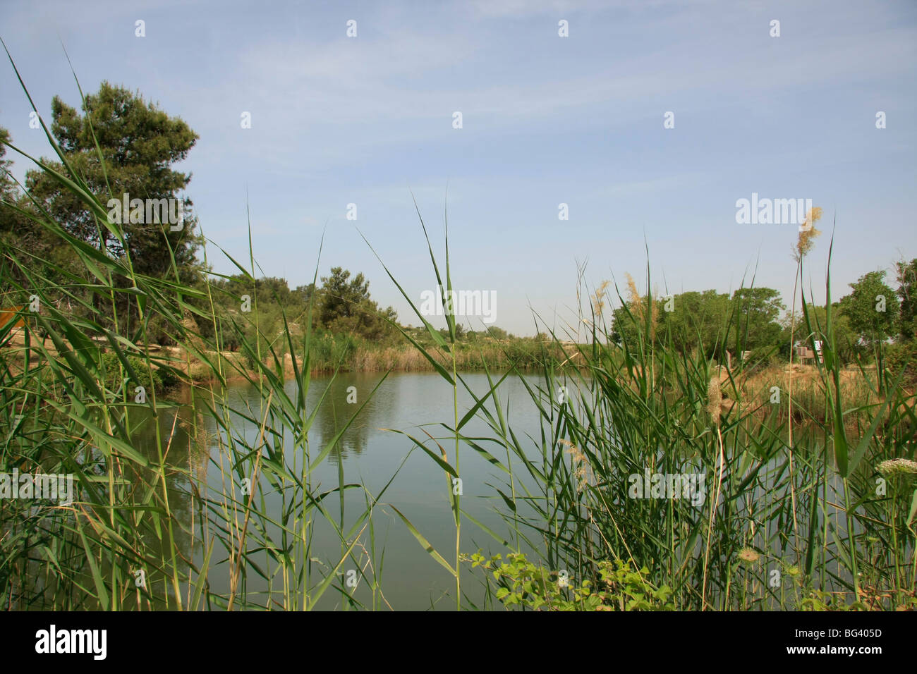Israel, Shephelah. Neot Kedumim, Biblical Landscape Reserve Stock Photo ...