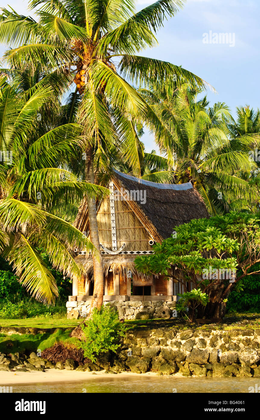 Men's house, Yap, Micronesia, Pacific Stock Photo - Alamy