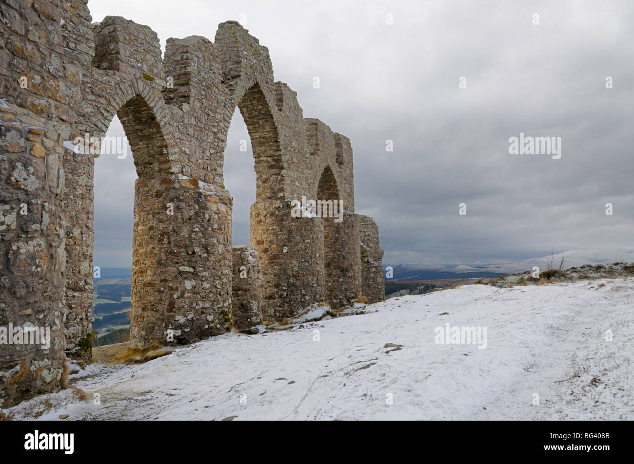 Fyrish Monument, nr Alness. Ross-shire Stock Photo - Alamy