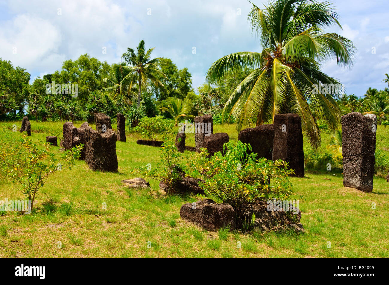 Monoliths at Badrulchau Koror, Republic of Palau, Pacific Stock Photo ...