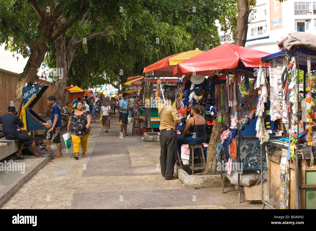 Street vendors, Manaus, Amazonas, Brazil, South America Stock Photo - Alamy