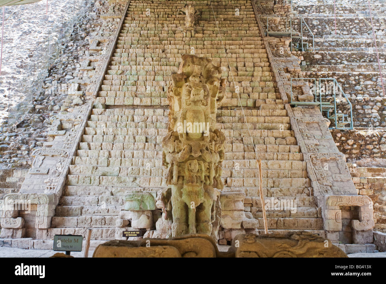 Honduras, Copan Ruinas, Copan Ruins, Central Plaza, Ball Court, AD 731 ...
