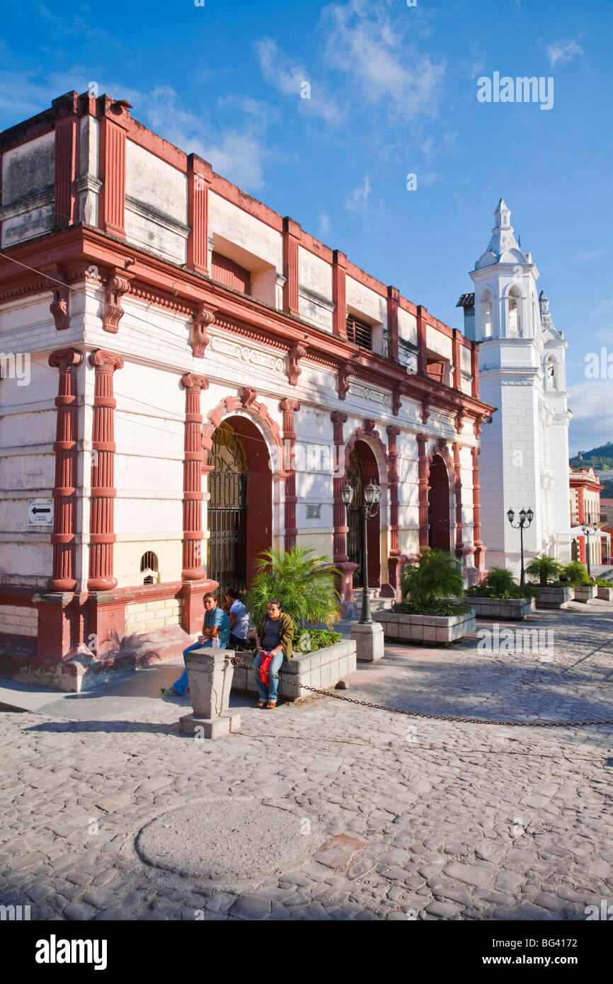 Honduras, Copan, Santa Rosa De Copan, Historic town center Stock Photo ...