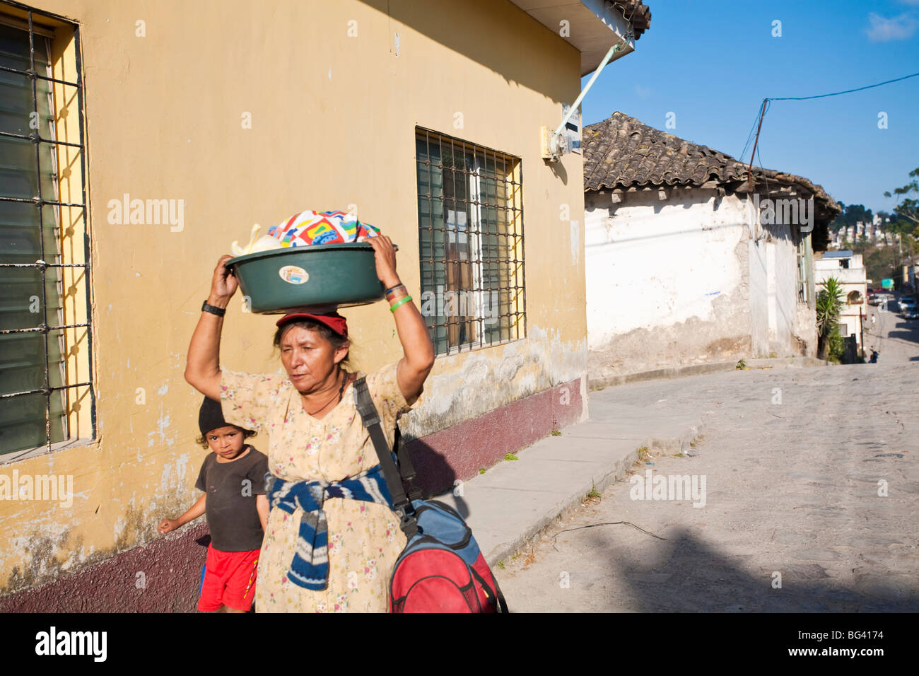 Honduras, Copan, Santa Rosa De Copan, Historic town center Stock Photo ...