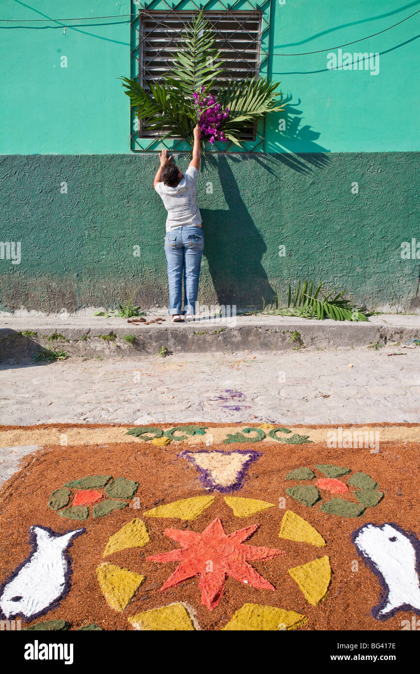 Honduras, Copan, Santa Rosa De Copan, Historic town center, Samana ...