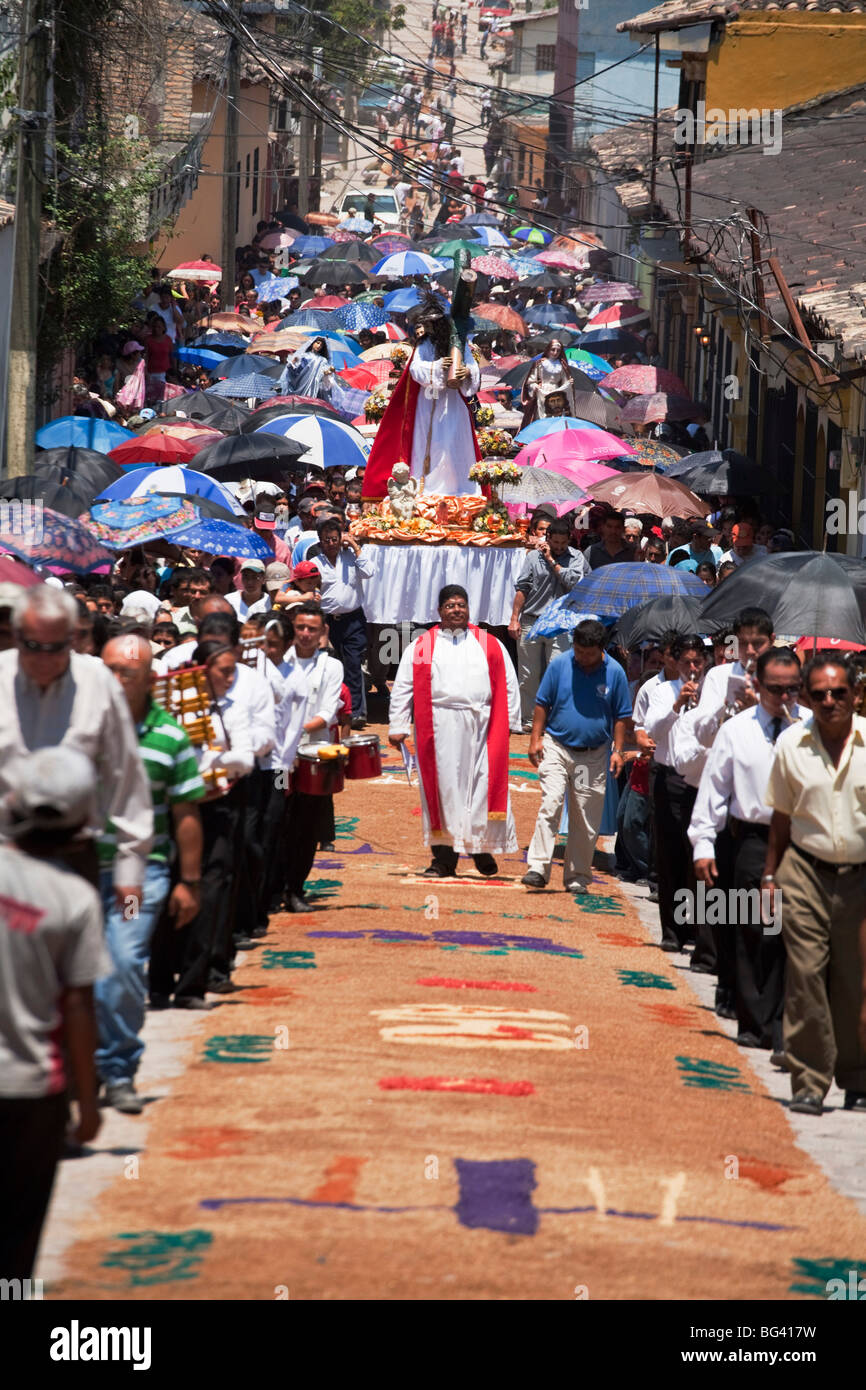 Honduras, Copan, Santa Rosa De Copan, Historic town center, Samana ...