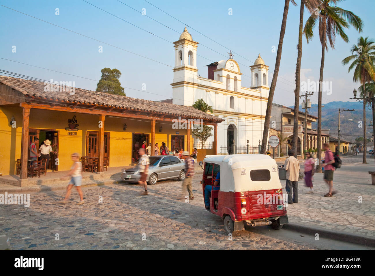 Honduras, Copan Ruinas, Parque Central Stock Photo - Alamy