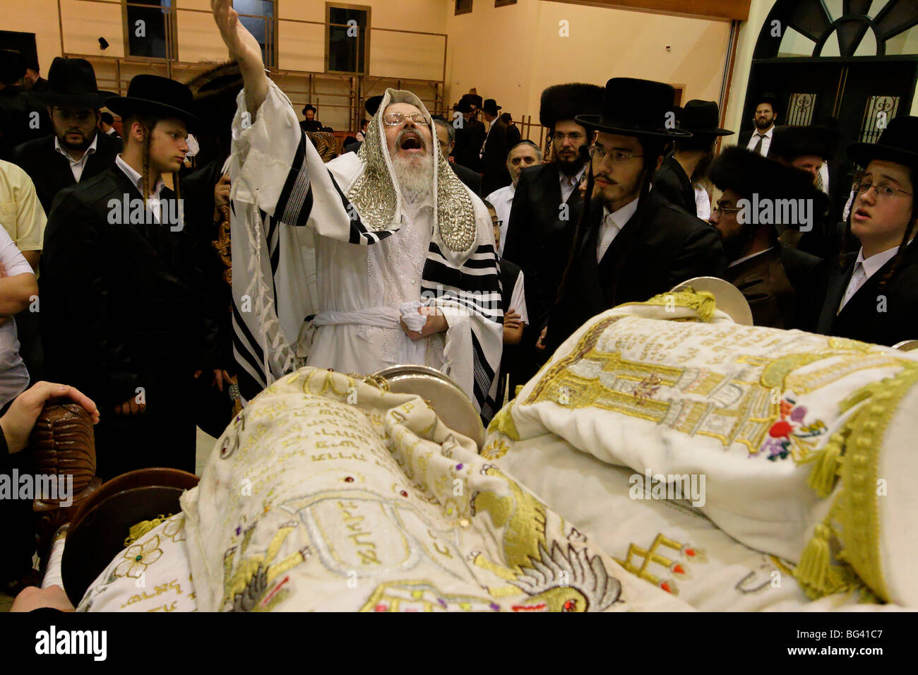 Israel, Bnei Brak. The Synagogue of the Premishlan congregation ...