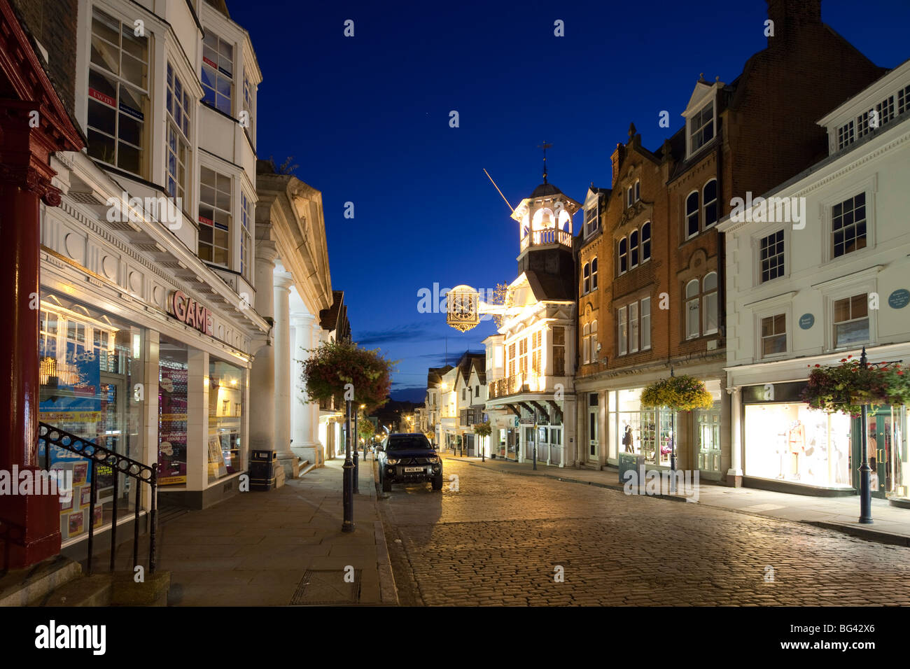 Guildford high street surrey england hi-res stock photography and ...