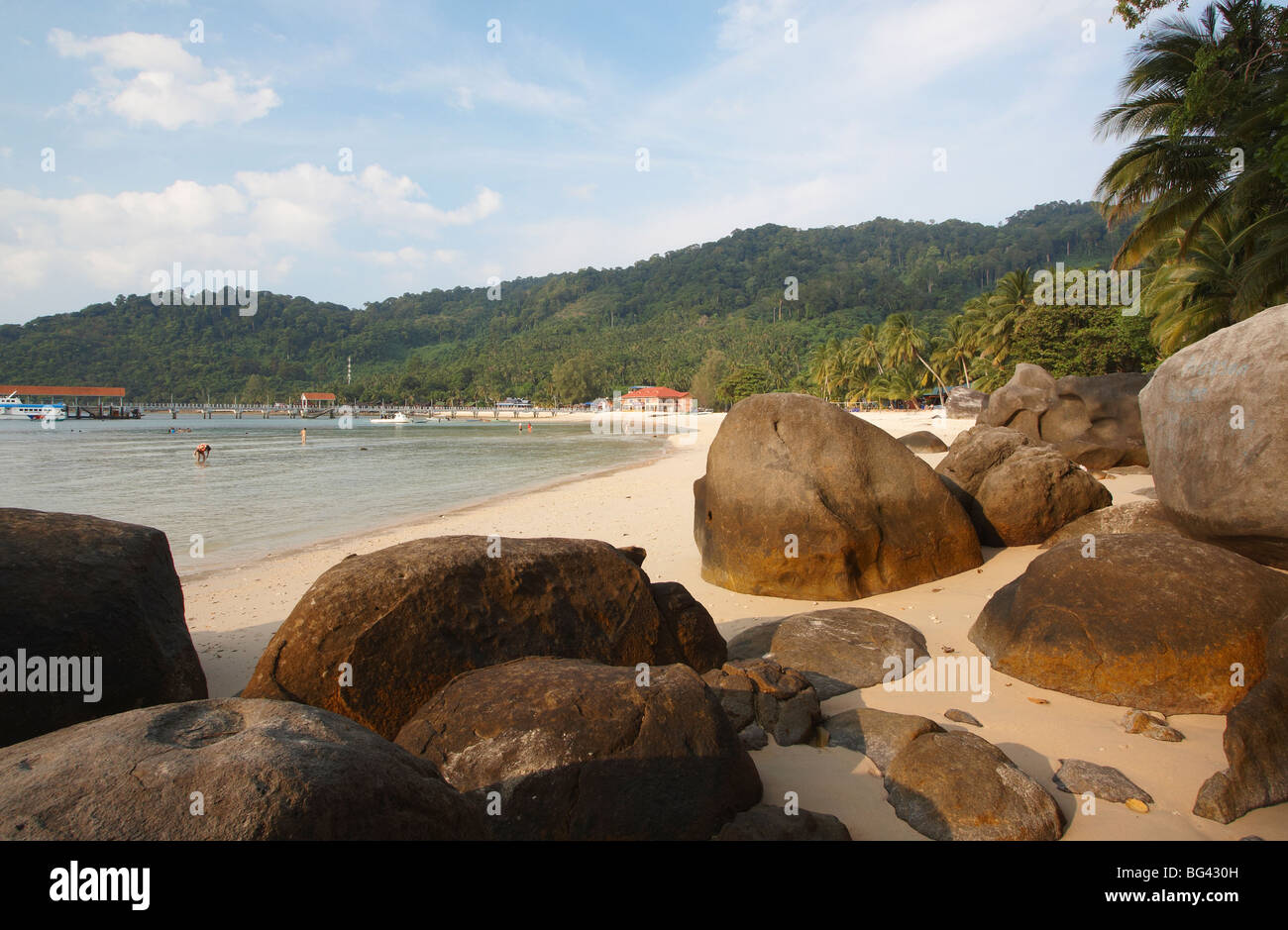 Salang Beach, Pulau Tioman, Malaysia, Southeast Asia, Asia Stock Photo ...