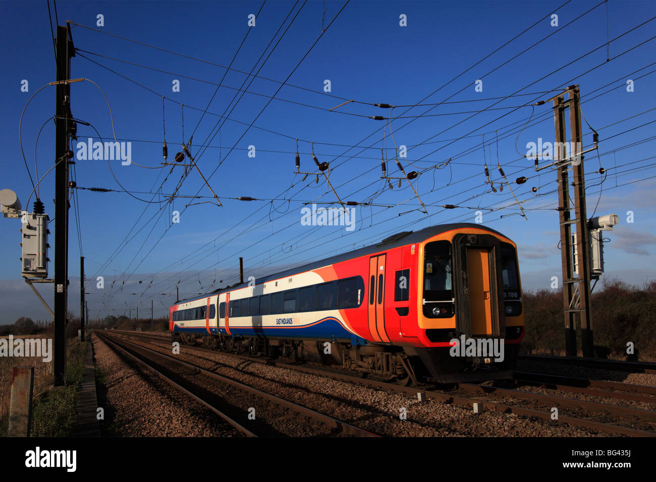 East Midlands Train Operating Company 158788 Diesel Unit East Coast ...