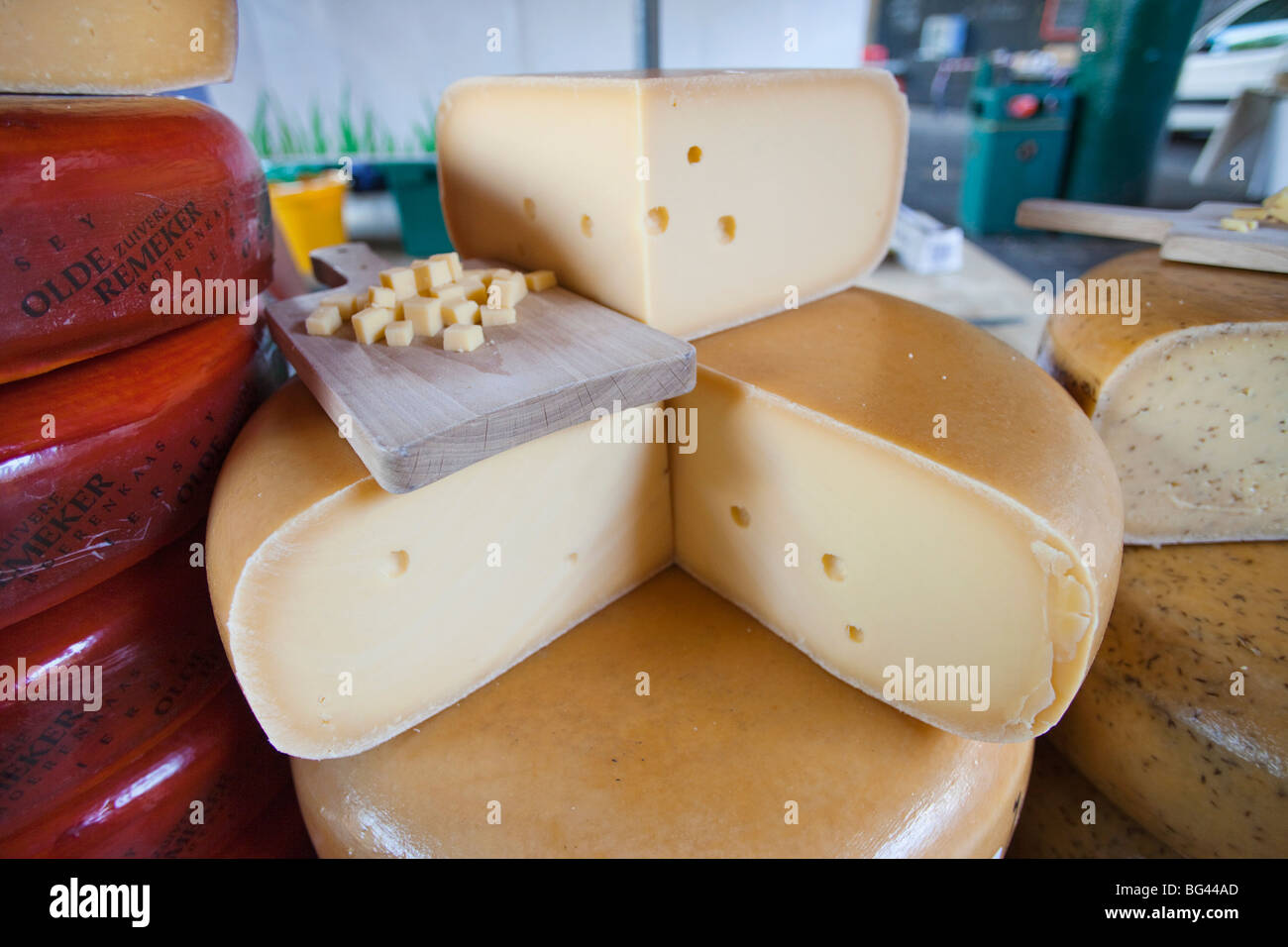 England, London, Southwark, Borough Market, Cheese Stall, Cheese ...