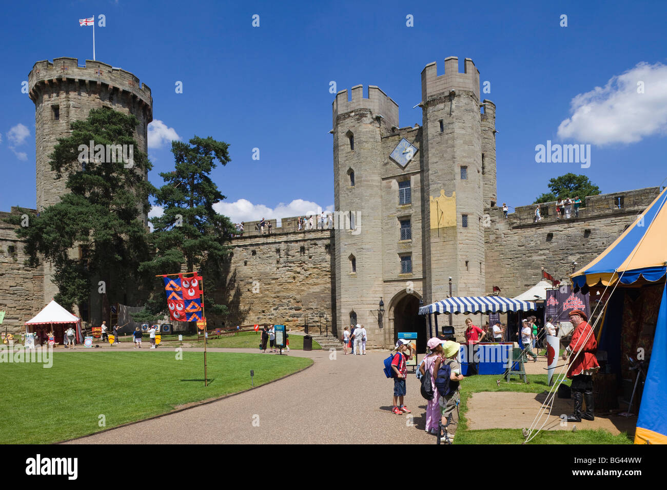 England, Warwickshire, Warwick, Warwick Castle Stock Photo - Alamy