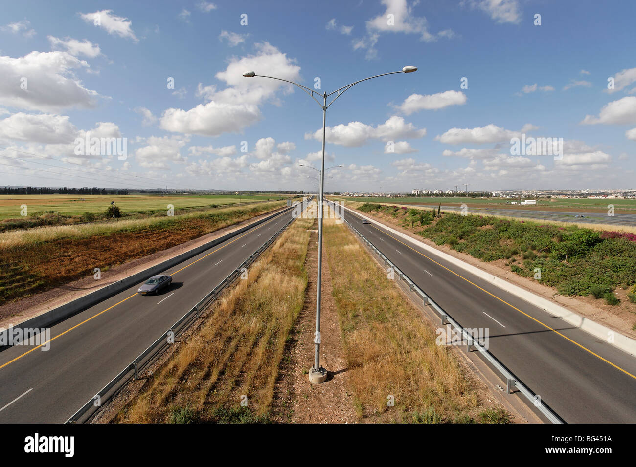 Israel, Shephelah. Highway 6, the Yitzhak Rabin Cross Israel Highway ...