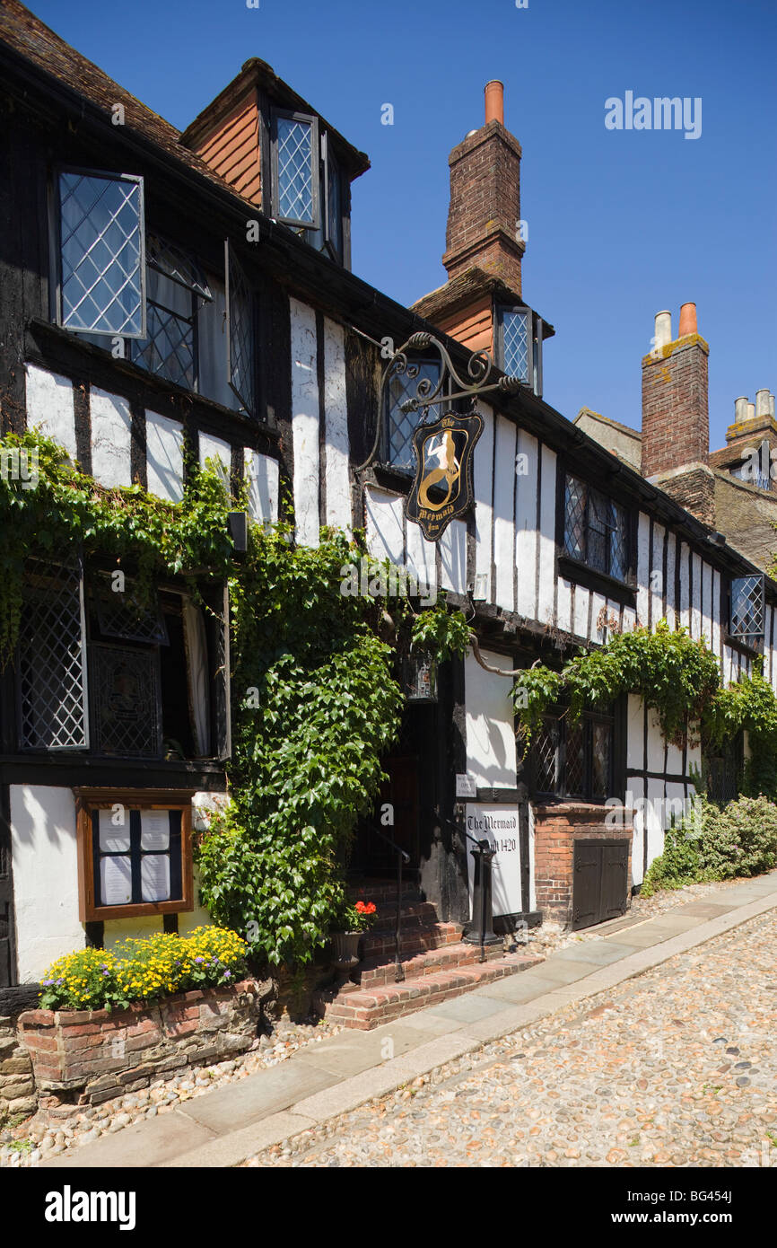 England, East Sussex, Rye, Mermaid Street, Mermaid Inn Stock Photo - Alamy