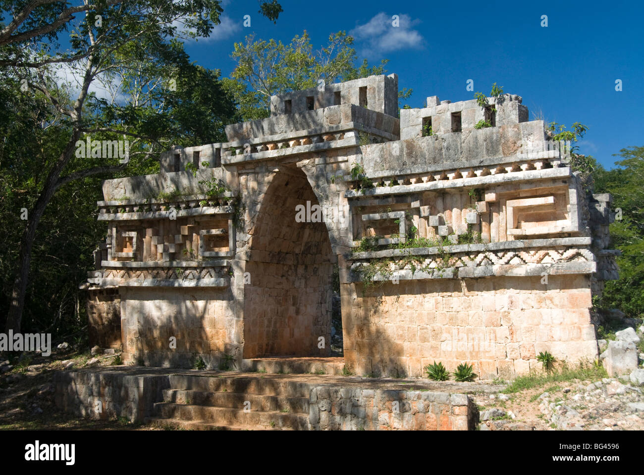 El Arco (the arch), Labna, Yucatan, Mexico, North America Stock Photo ...
