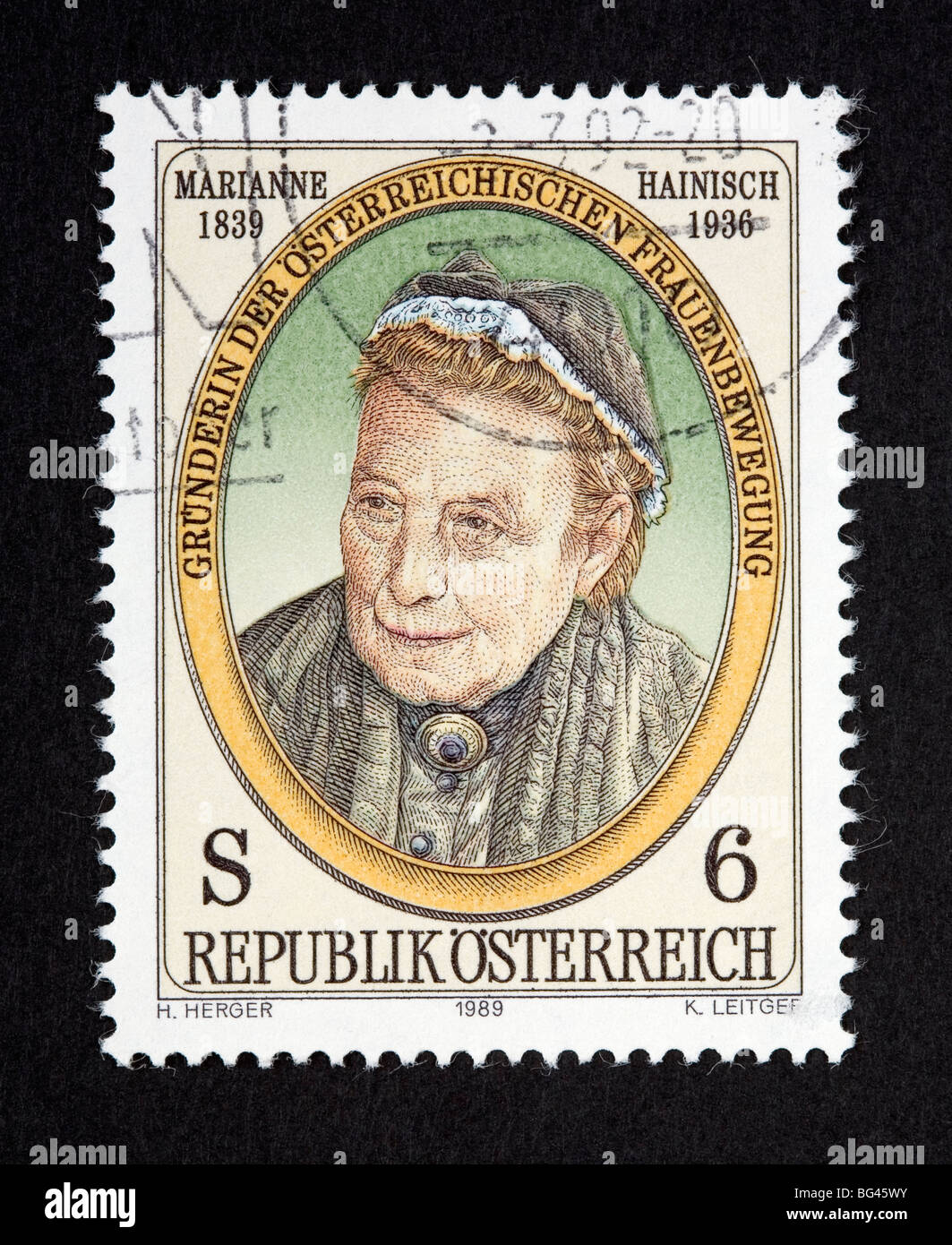 Austrian postage stamp Stock Photo - Alamy