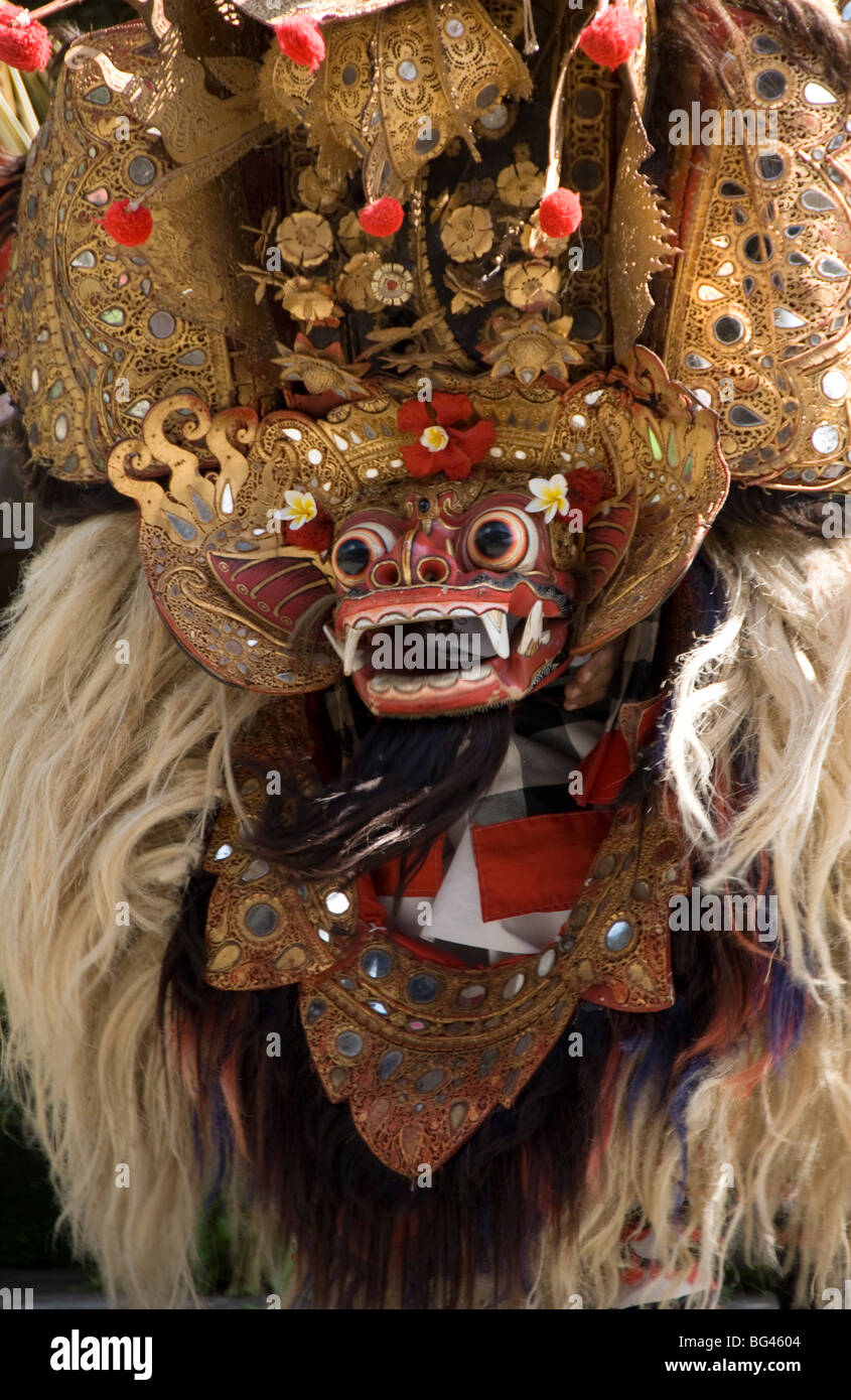 Barong Dancer, Batubulan village, Bali, Indonesia, Southeast Asia, Asia ...