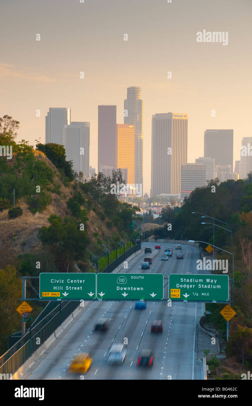 USA, California, Los Angeles, Route 110 Stock Photo - Alamy