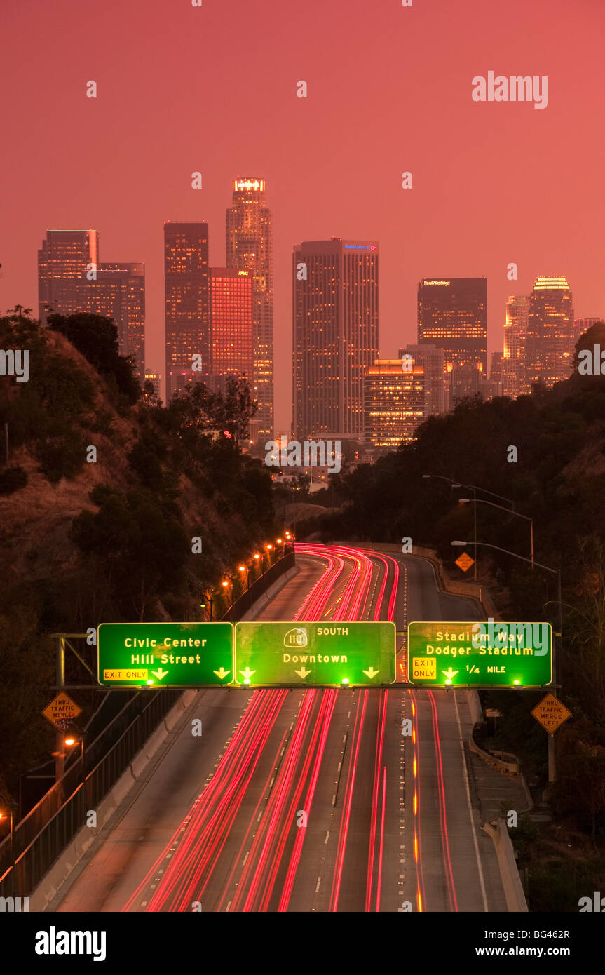 USA, California, Los Angeles, Route 110 Stock Photo - Alamy