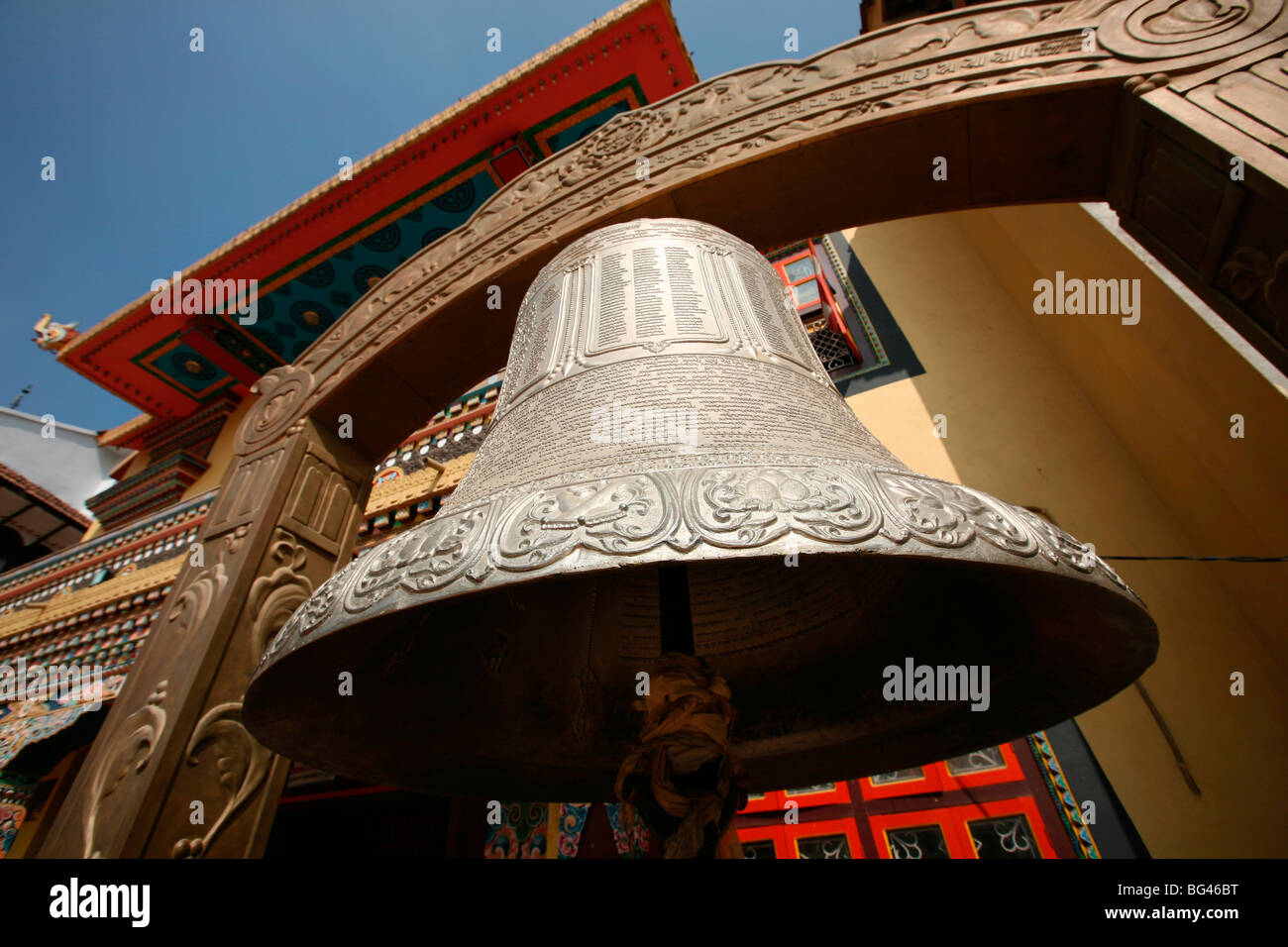 Tibetan bell kathmandu nepal asia hi-res stock photography and images ...