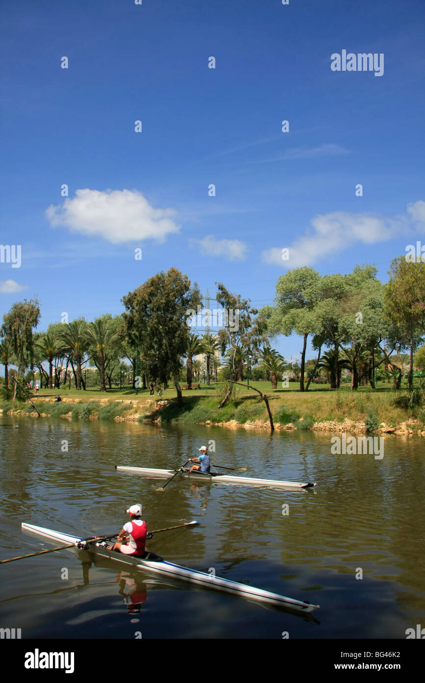 Israel, Tel Aviv. Hayarkon Park by the Yarkon river Stock Photo - Alamy