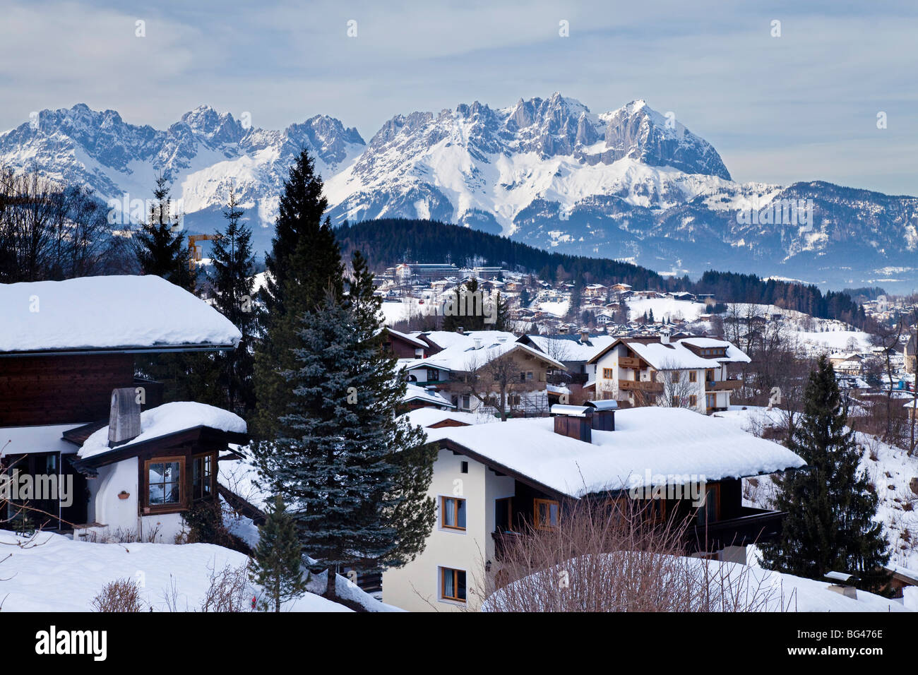 Kitzbuhel wilder kaiser mountain range hi-res stock photography and ...