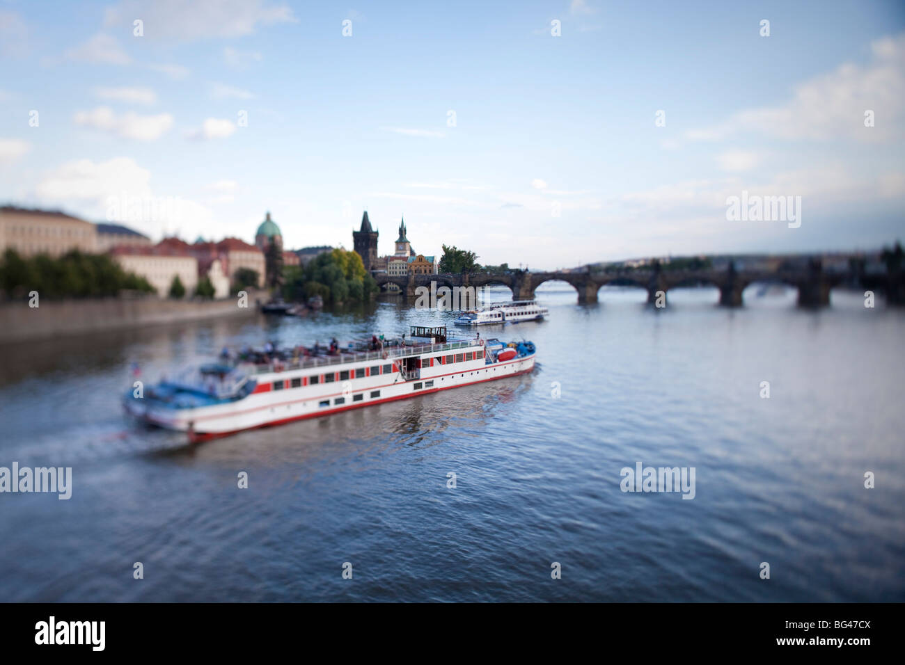Vltava boat cruise hi-res stock photography and images - Alamy