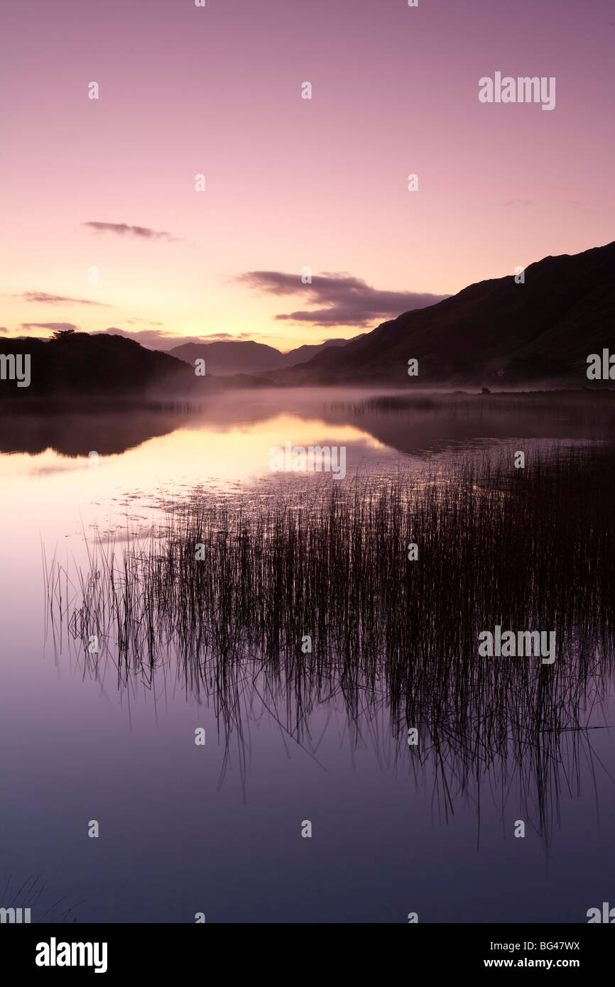 Kylemore Lake, Connemara National Park, Connemara, Co. Galway, Ireland ...