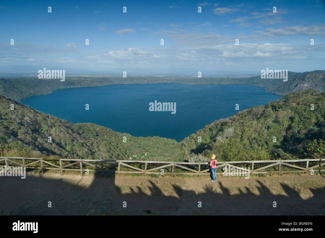Nicaragua, Laguna de Apoyo, Volcanic Crater Lake Stock Photo - Alamy