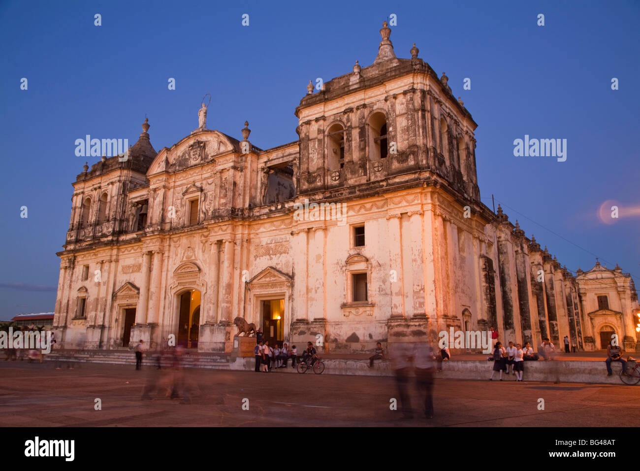 Nicaragua, Leon, Leon Cathedral, known as Basilicade la Asuncion at ...