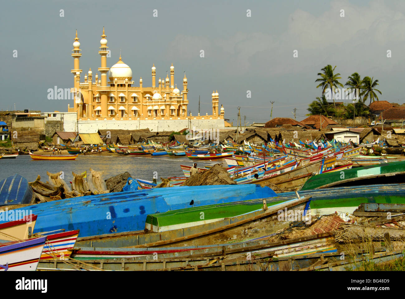 Mosque in Vizhinjam, Trivandrum, Kerala, India, Asia Stock Photo - Alamy